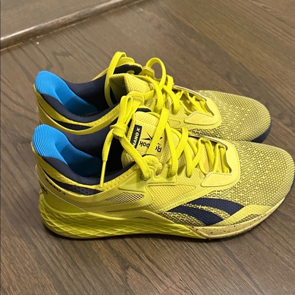 Reebok | Shoes | Reebok Nano X Vibrant Yellow And Blue Sneakers 15 ...